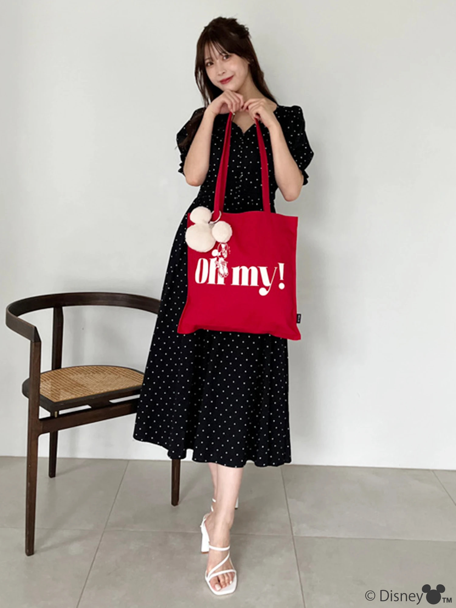 Disney/Minnie Mouse】Oh my!ロゴトート|トートバッグ|バッグ Disney/Minnie Mouse】Oh my!ロゴトート|トートバッグ|バッグ